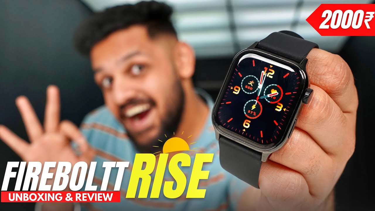 Fireboltt Rise unboxing & Review | Smartwatch under 2000 | Metal Built⚡ ...