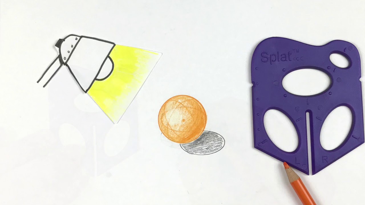 How to draw and render a sphere. Circle in isometric view. Engineering ...