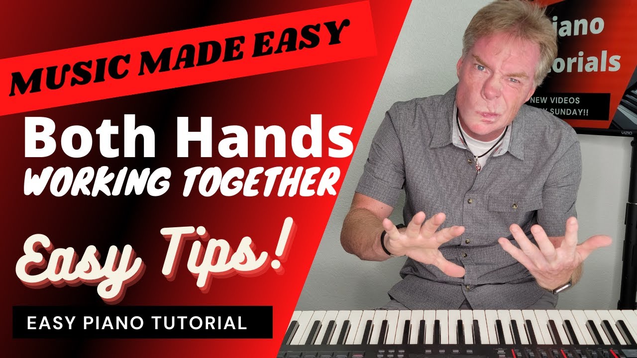 How To Use Right & Left Hands Together Playing Piano | Piano Exercises ...