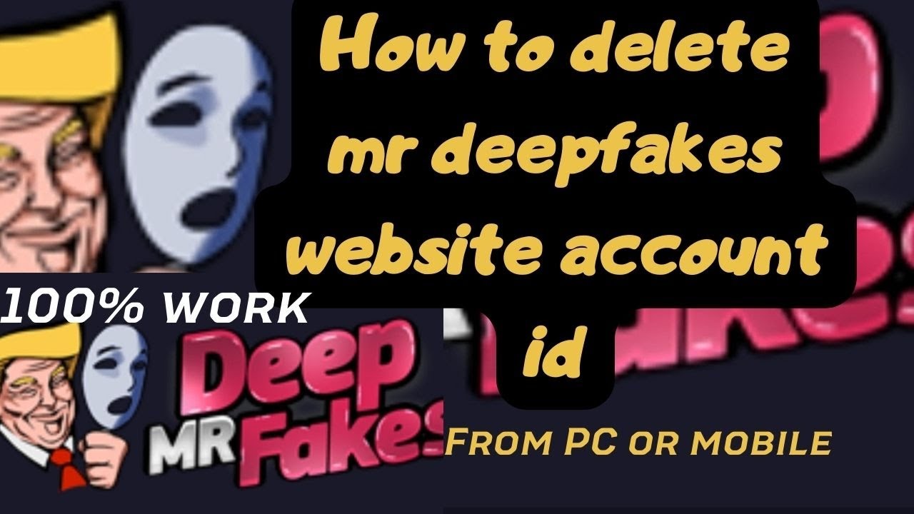 How to delete mr deepfakes website account id #mrdeepfakes # ...