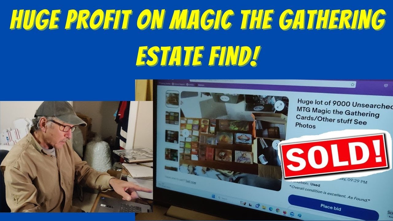 Watch our Huge MAGIC THE GATHERING Cards Lot Sell at Auction-Nice Yard ...