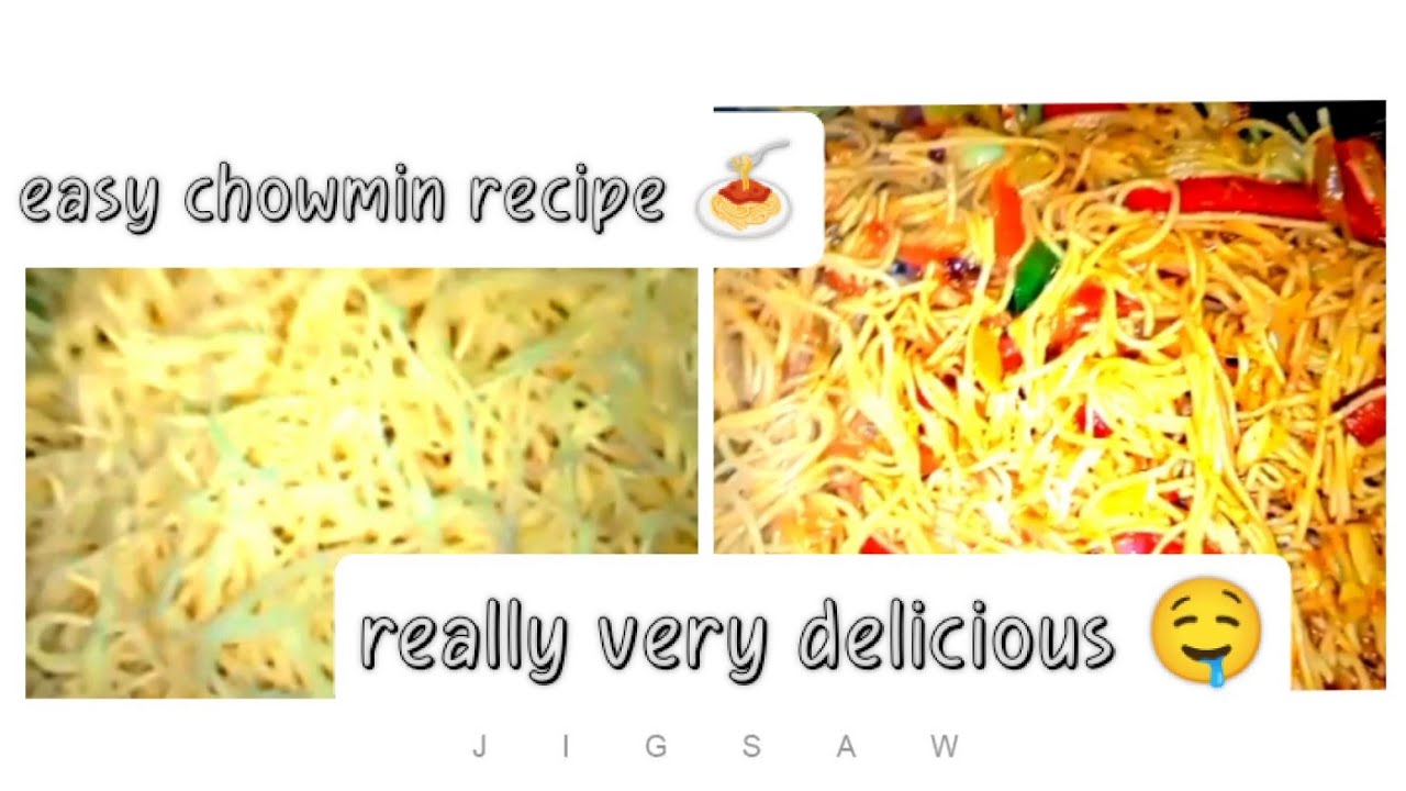 easy chowmin recipe| how to make chowmin recipe #subscribe easy recipe ...