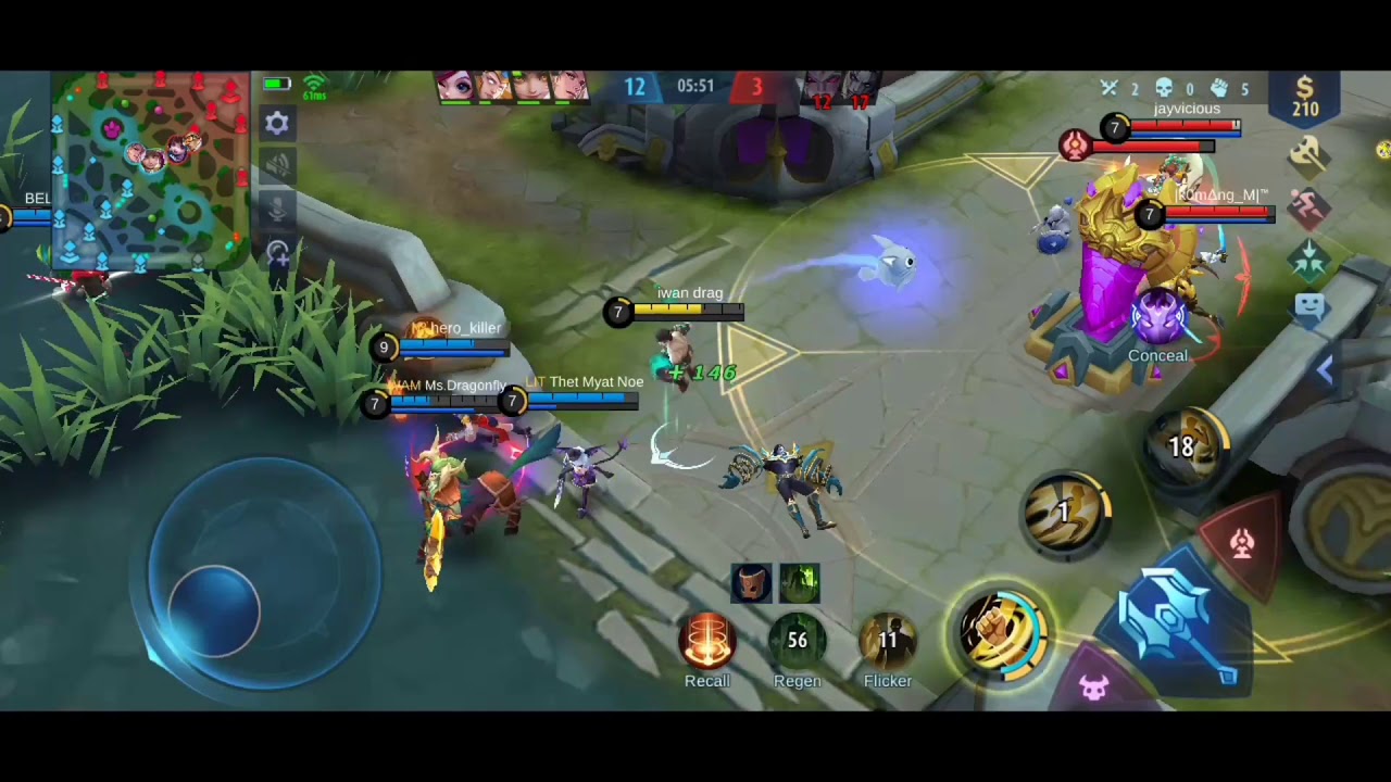 RANK MATCH DOU || MAIN SAMA SI Rayhan ||mobile legends - YouTube