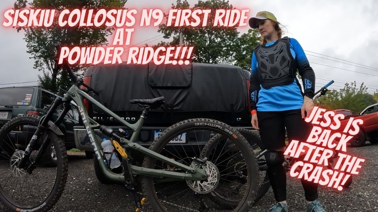 Polygon Collosus N9 FIRST RIDE at Powder Ridge Mountain Park!! Is this ...