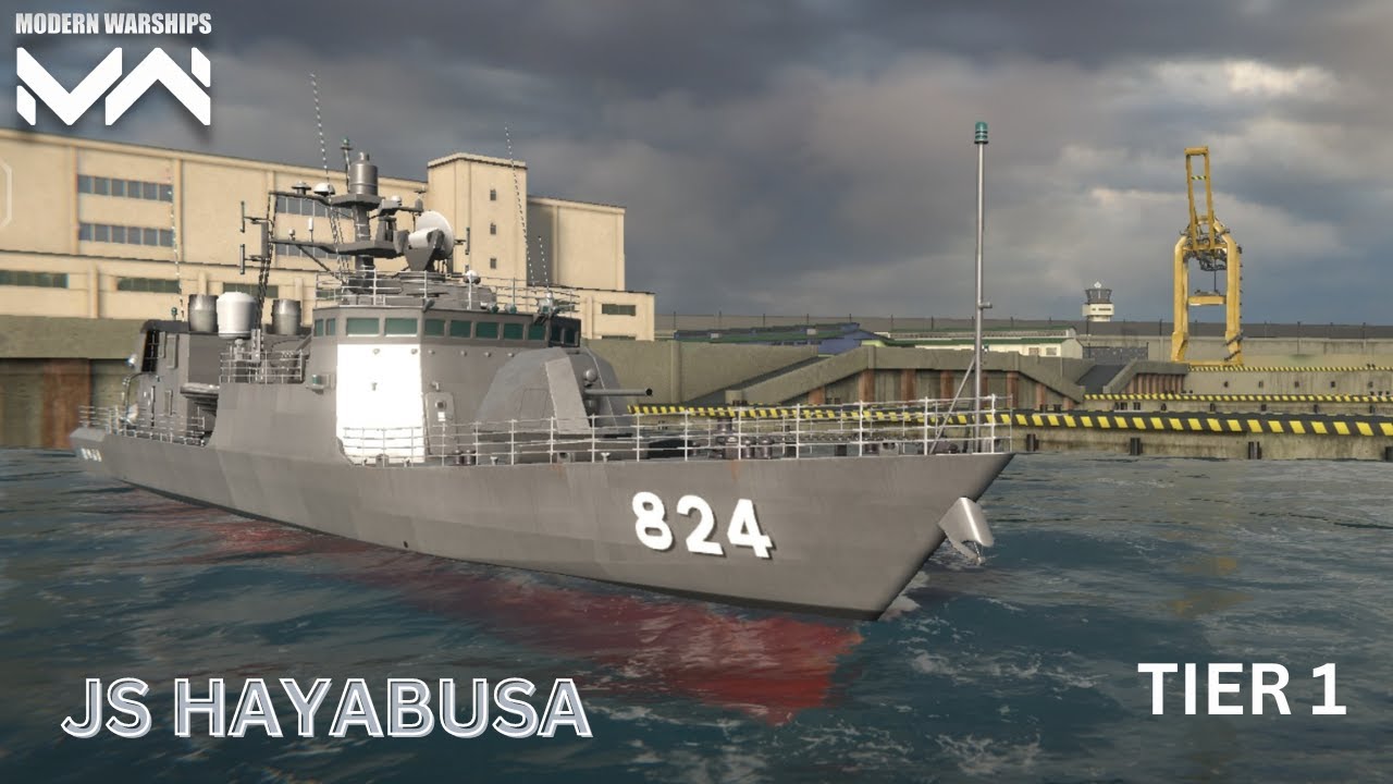 JS HAYABUSA(PG-824) In Action//Tier I// Modern Warships - YouTube