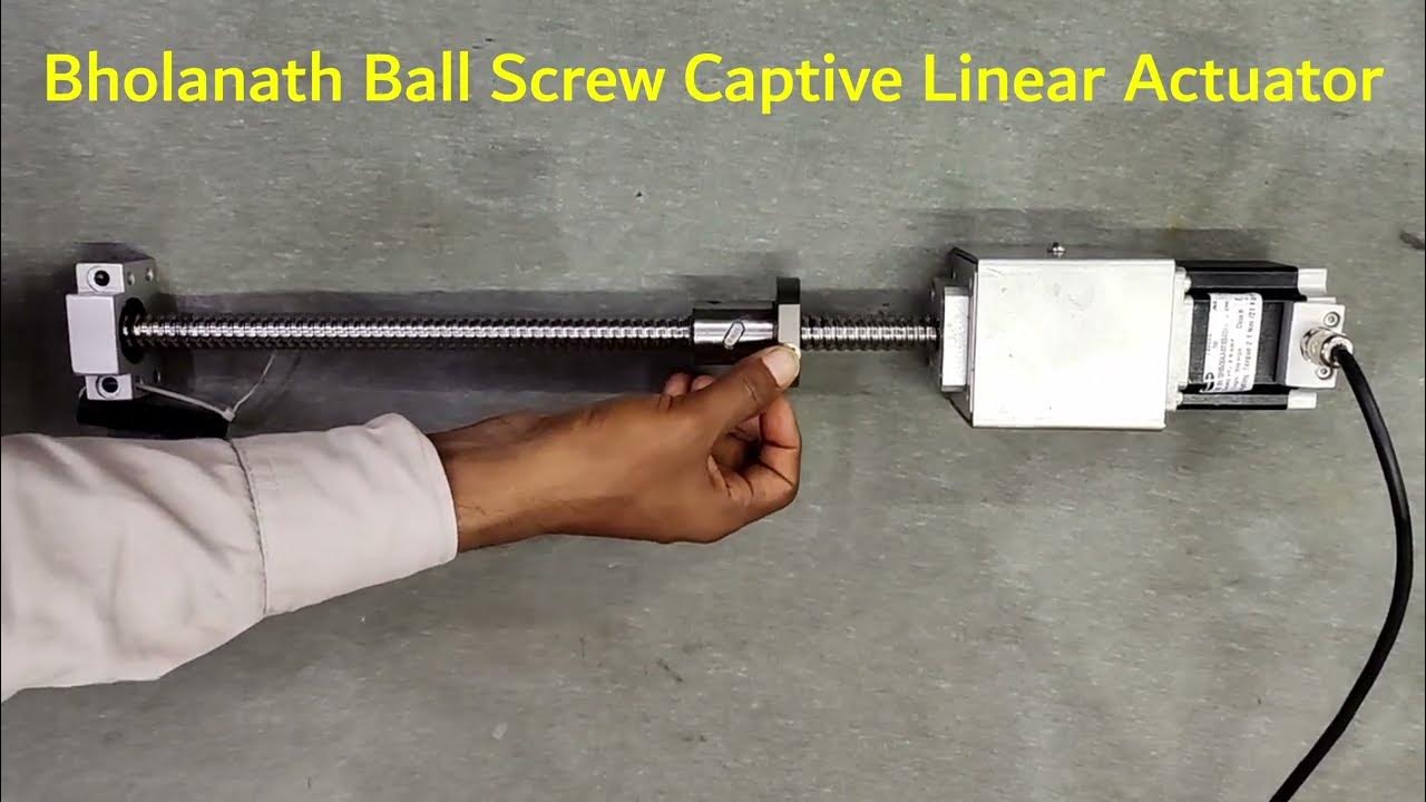 Ball Screw Captive Linear Actuator | 21 kgcm | Ball Screw | Captive ...