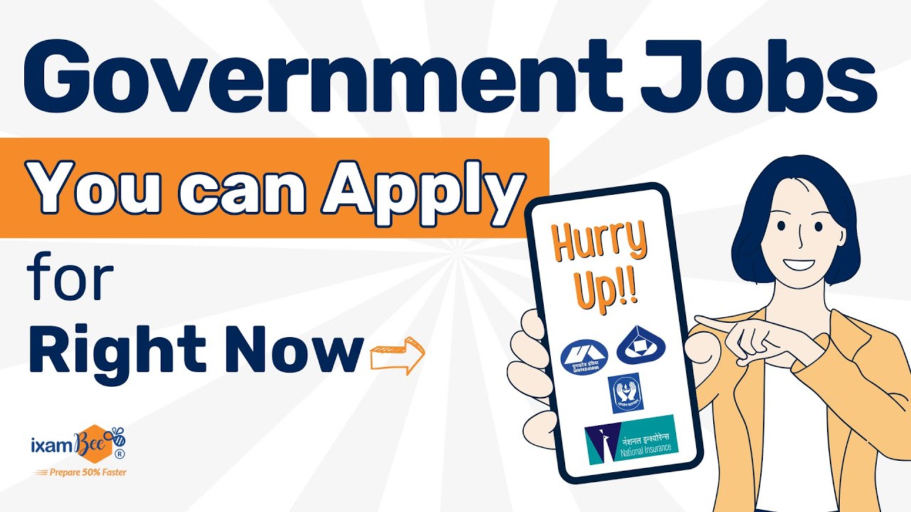 Government Jobs you can apply for right now.. || Government Jobs 2024 ...