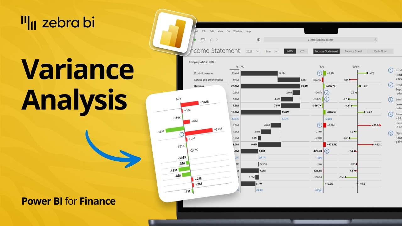 Variance Analysis Power BI: FP&A Budget vs Actual Guide - YouTube