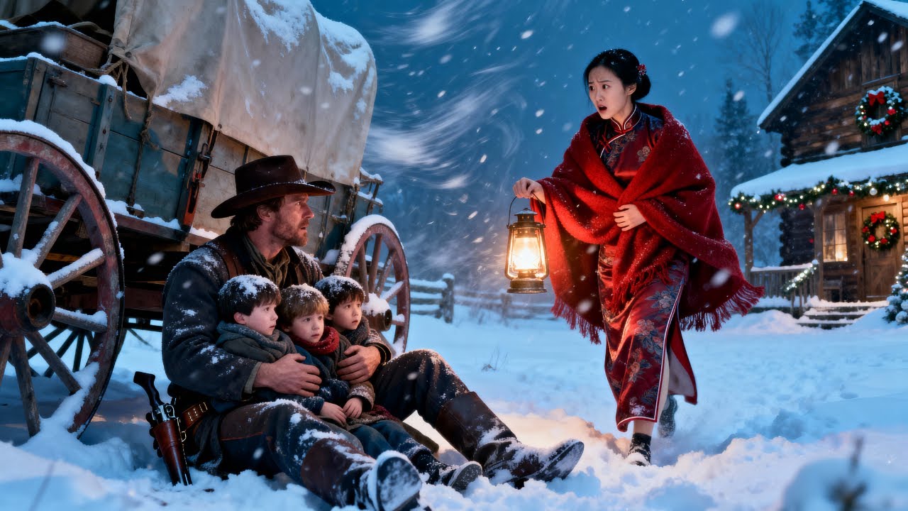 Lost in a Christmas Eve Blizzard — Gunslinger and His Kids Found ...