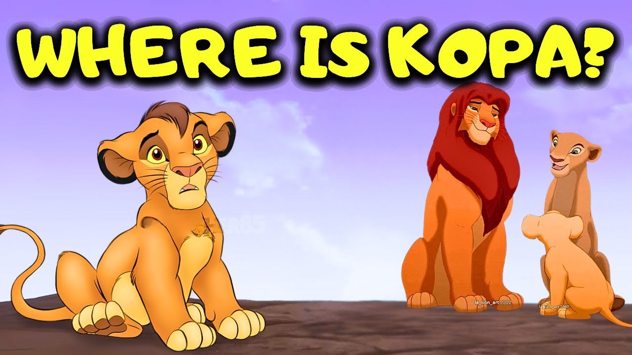 This is Why Kopa Wasn't In The Lion King Movies - YouTube