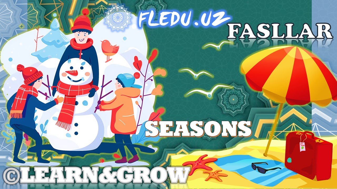 Fasllar va Oylar nomi. The name of the Seasons and Months in English ...