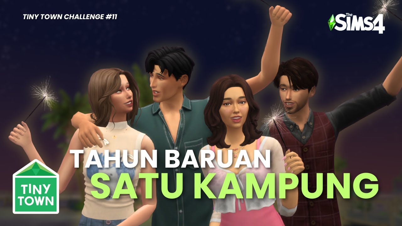 Tahun Baruan Dapat Hadiah Mahal ?! | Tiny Town Challenge #11 | The Sims ...