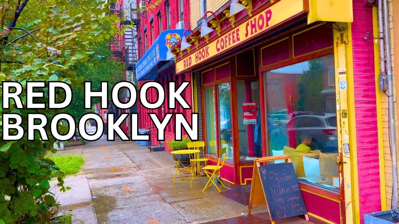 Walking Red Hook, Brooklyn During TROPICAL STORM OPHELIA | Heavy Rain ...