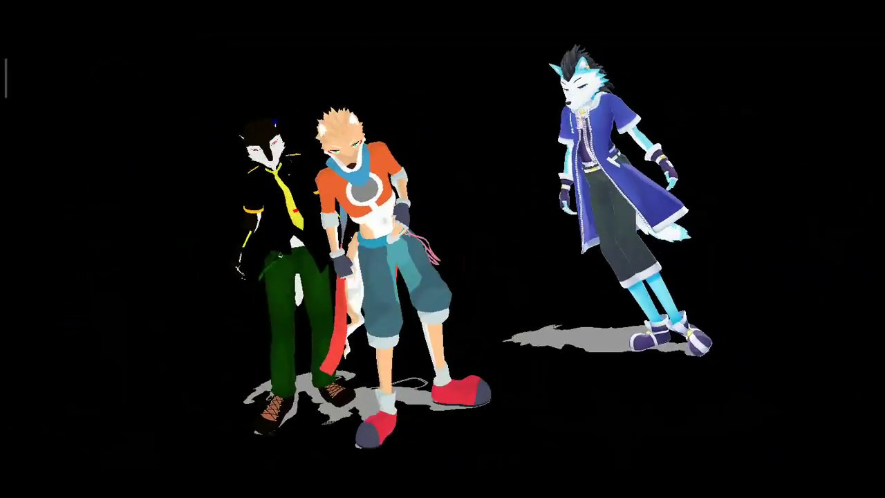 EXO Obssesion[MMD Akagami Hero - Rouon Aro - Kemonone Rou test] - YouTube
