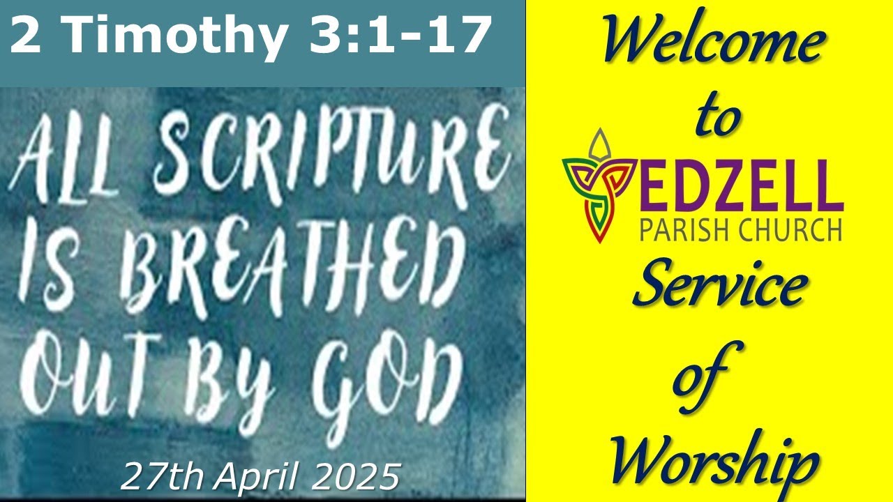 Edzell Church Sunday service of worship 27th April 2025 - YouTube