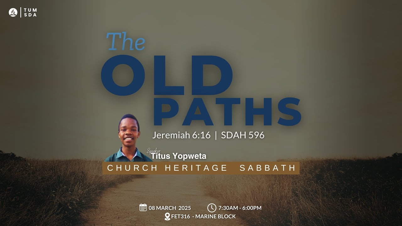 CHURCH HERITAGE SABBATH || THE OLD PATHS || AFTERNOON SESSION- BIBLE ...