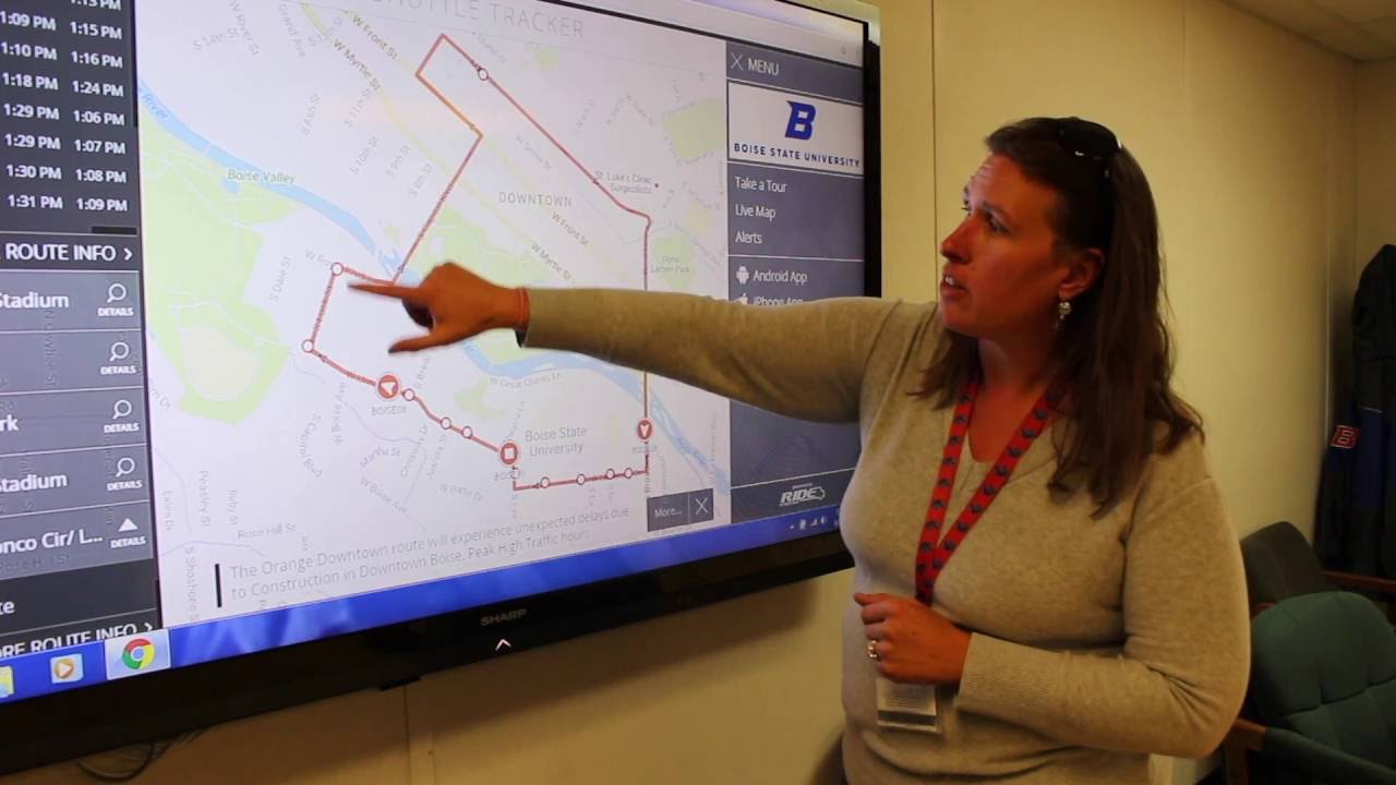Boise State Shuttle's Updated Orange Route - YouTube