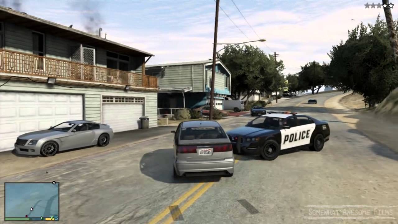 GTA V Robbing Barbareno Road 24/7 Supermarket - YouTube