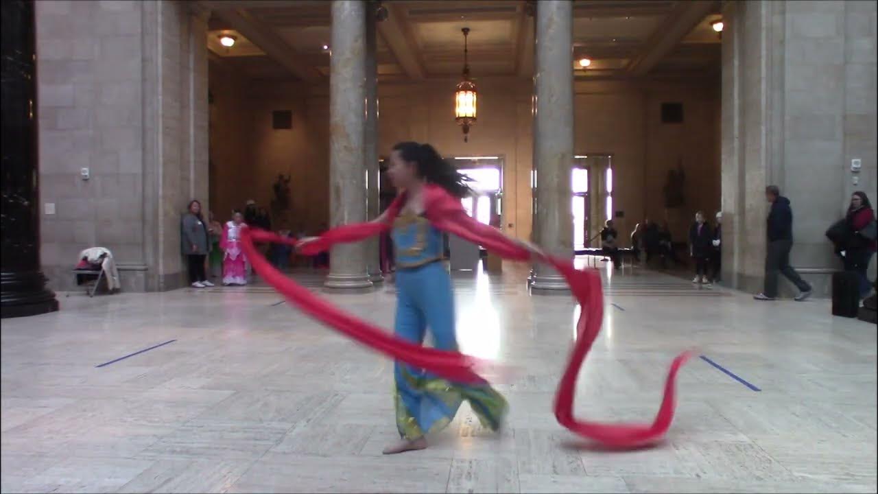 "Long Silk Ribbon Dance" Rehearsal - Zhang Li Dance Academy - YouTube