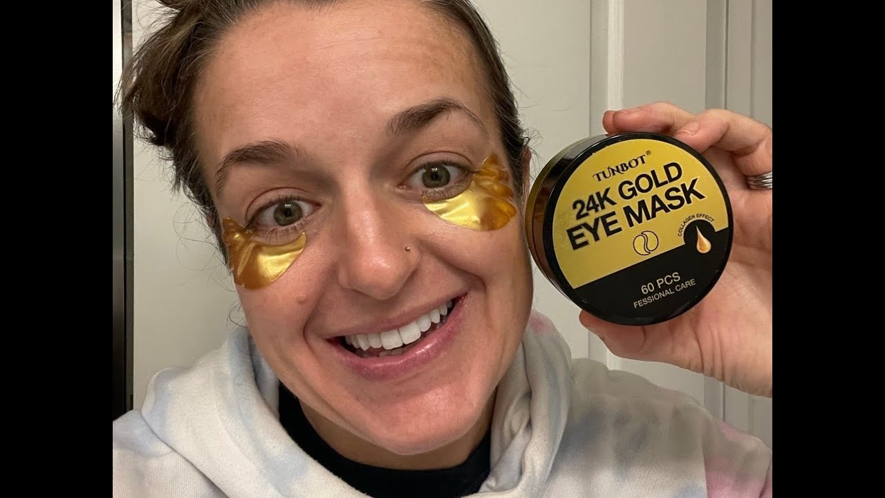 Turbot Under Eye Patches- 24k Gold Eye Mask- REVIEW - YouTube