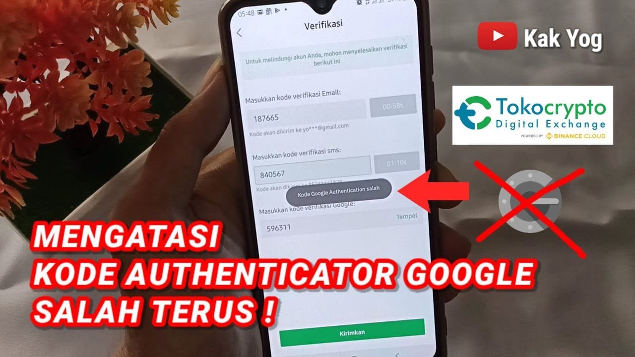 CARA MENGATASI KODE GOOGLE AUTHENTICATOR SALAH TERUS - YouTube