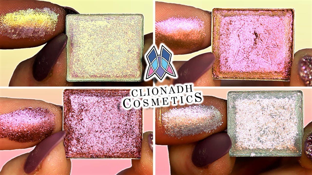 SO PRETTY! New Clionadh Cosmetics Stained Glass Multichromes - YouTube