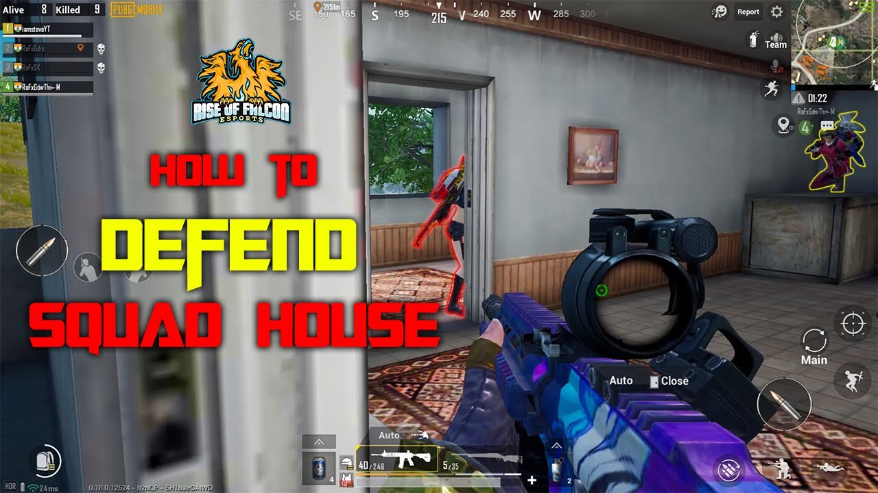 How To Defend Squad House In Pubg Mobile | iamsteveYT - YouTube