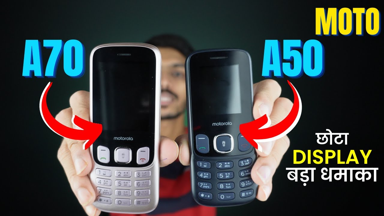 Moto A70 VS Moto A50 | Best Feature Phone Under 2000 Rupees? | Hindi ...