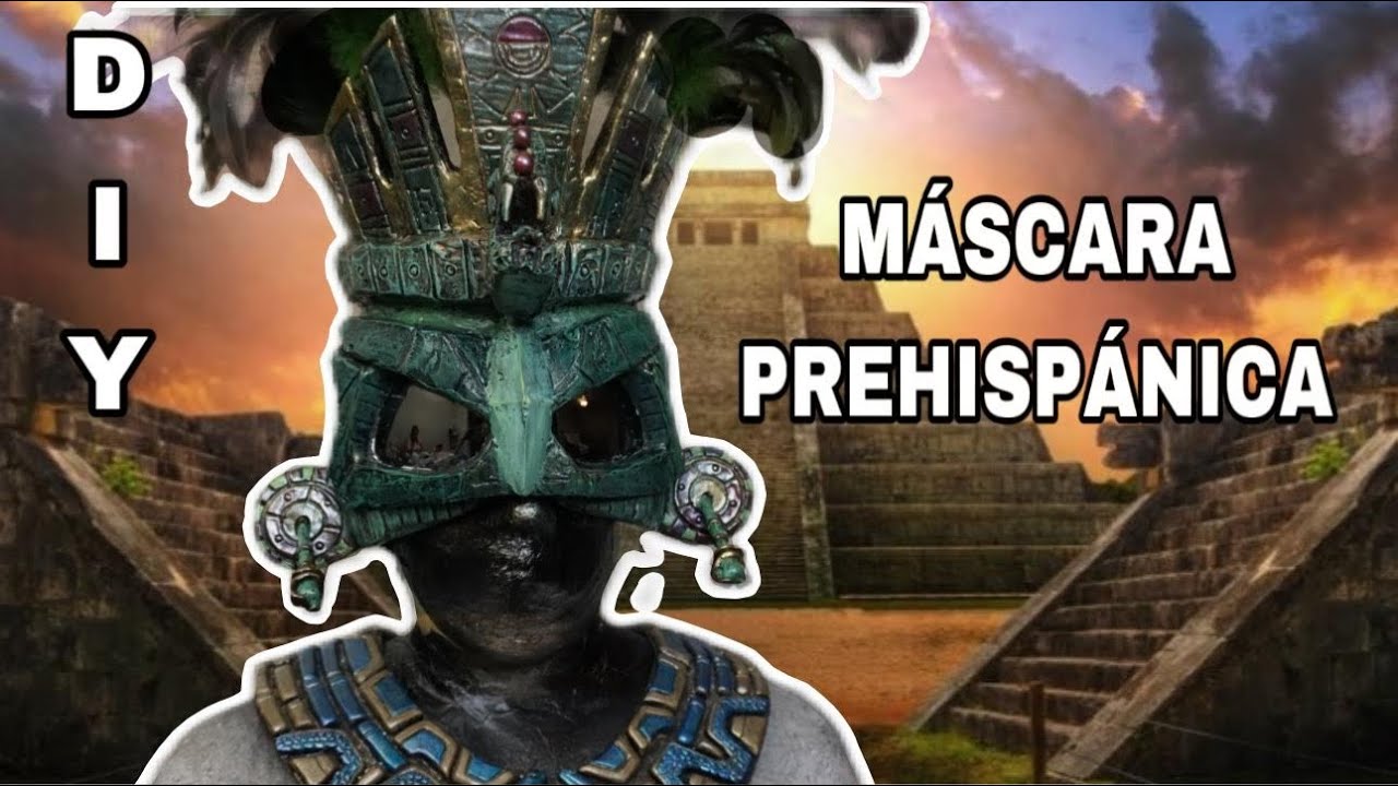 COMO HACER UNA MASCARA PREHISPANICA - YouTube