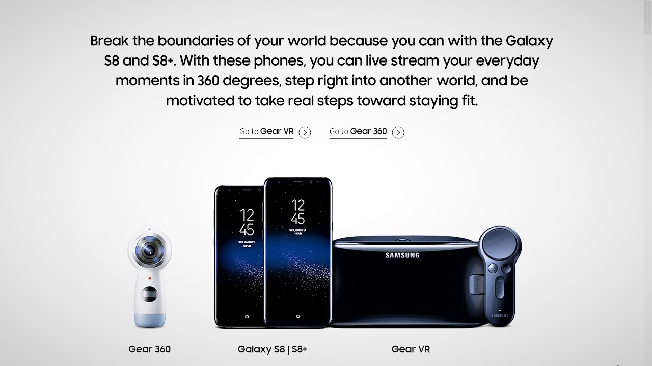 Samsung Galaxy S8 Reveals Virtual Reality Focus With 4K Screen 2017 ...