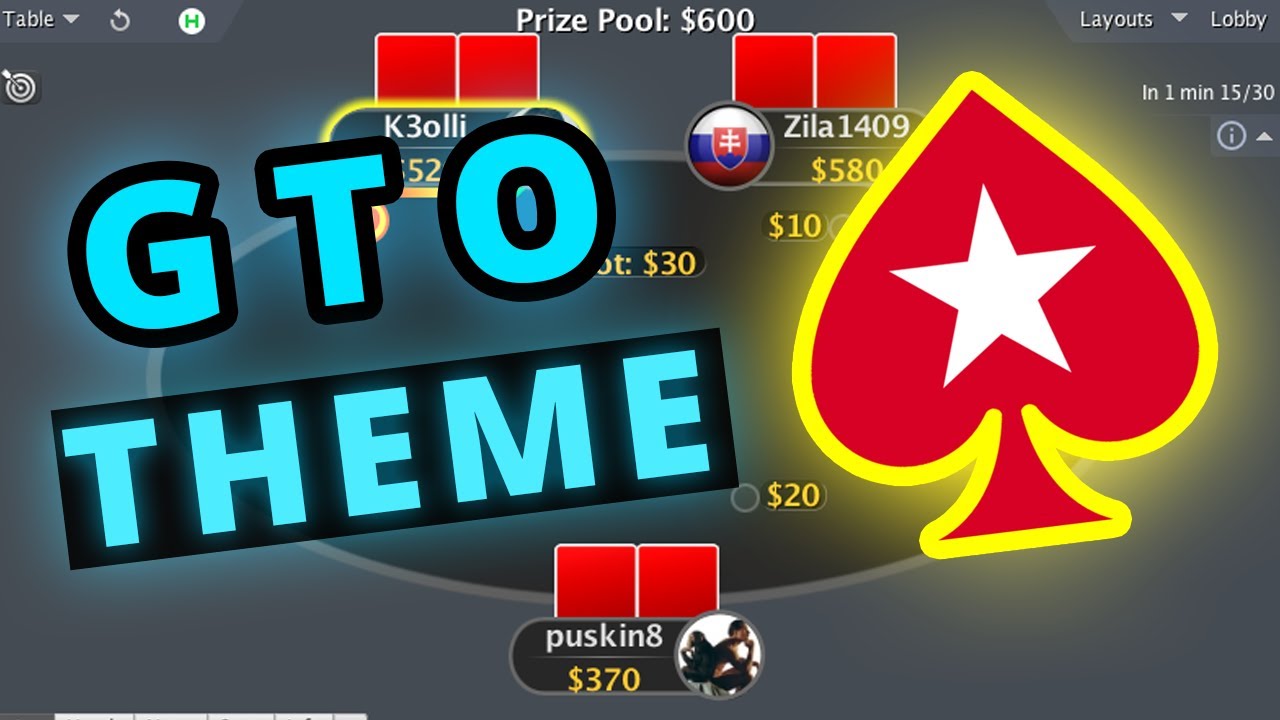 GTO Theme for PokerStars - PokerStars Layout [PokerStars Mods] - YouTube