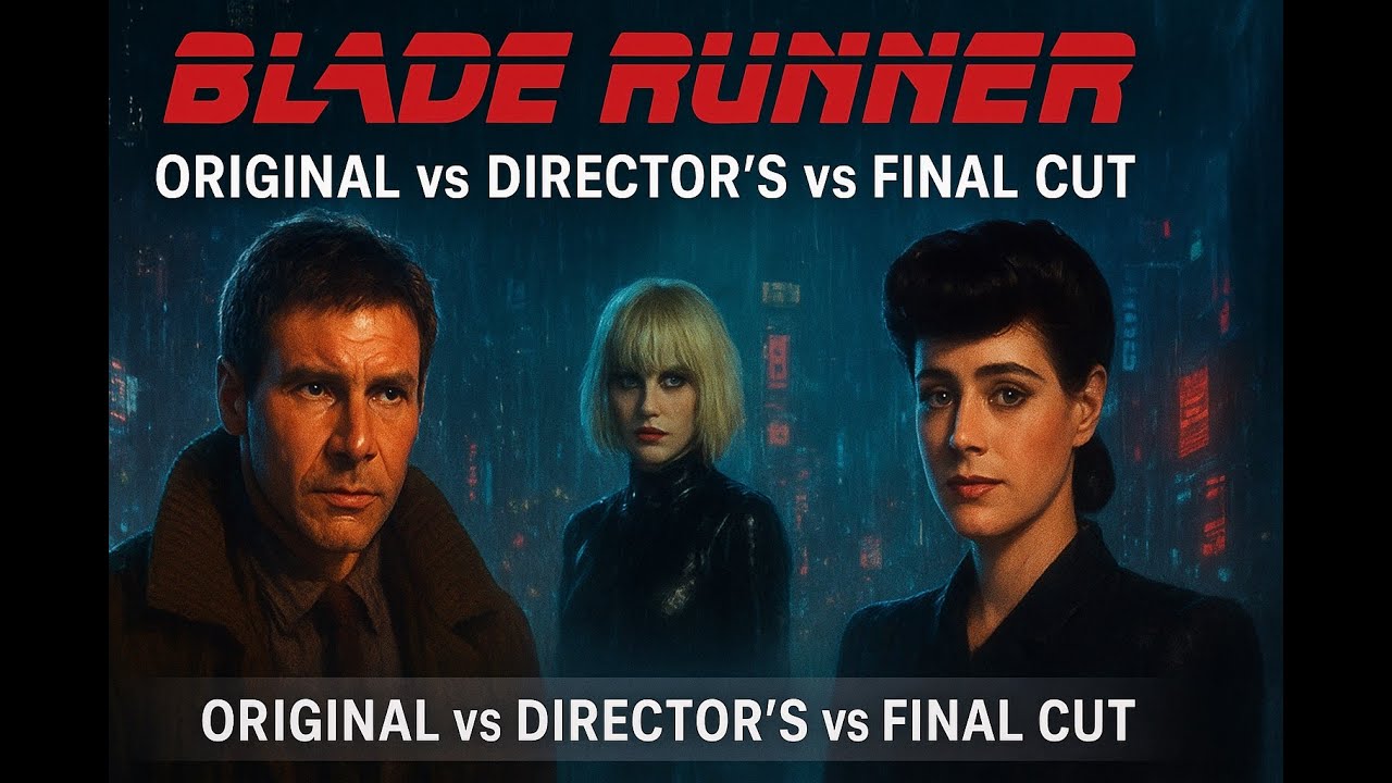 BLADE RUNNER MOVIE REVIEW - ORIGINAL VS DIRECTOR'S CUT VS FINAL CUT ...