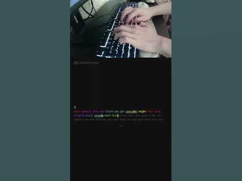 125WPM Fast Typing race 15 seconds - MonkeyType - YouTube