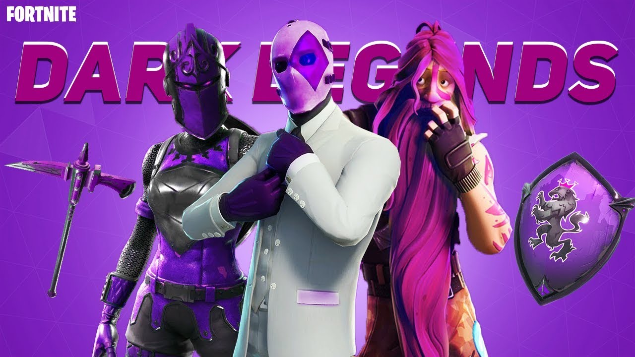 the DARK LEGENDS SKIN PACK in Fortnite *NEW* - YouTube