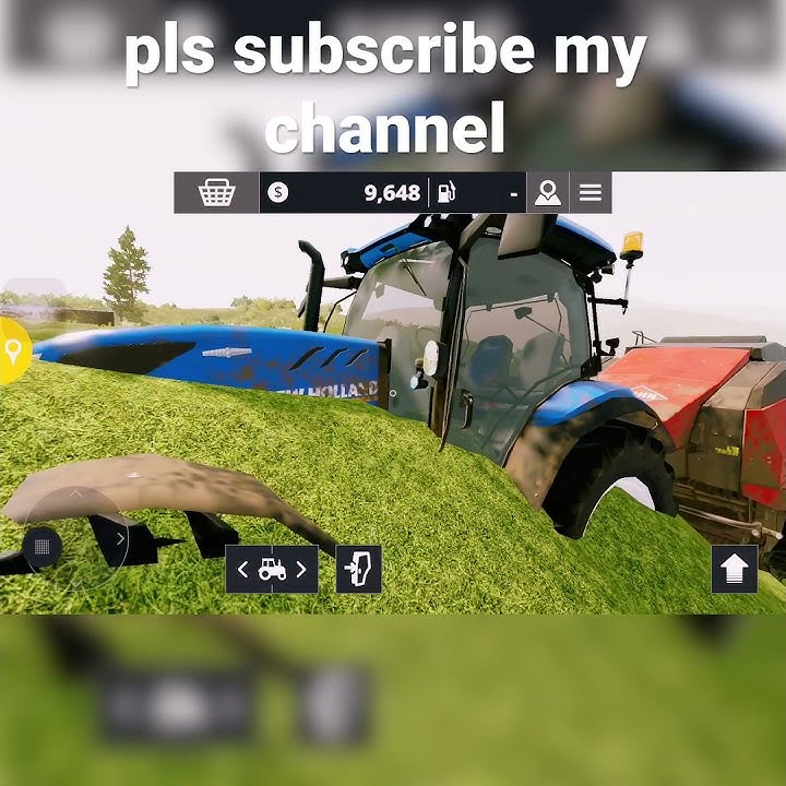 Farming Simulator 20 Fs20 How To Make Hay Bales In Fs20 Shorts
