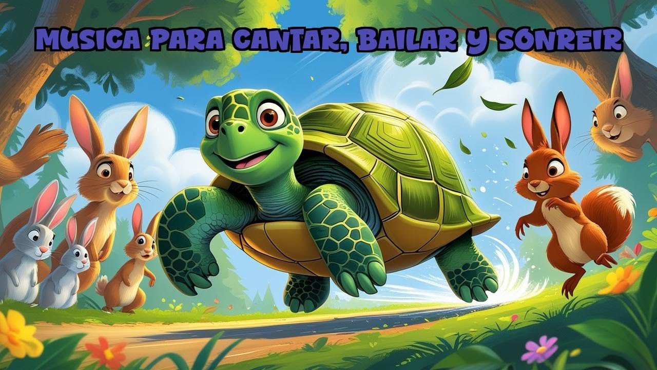 Canción divertida de la tortuga veloz 🐢 - YouTube
