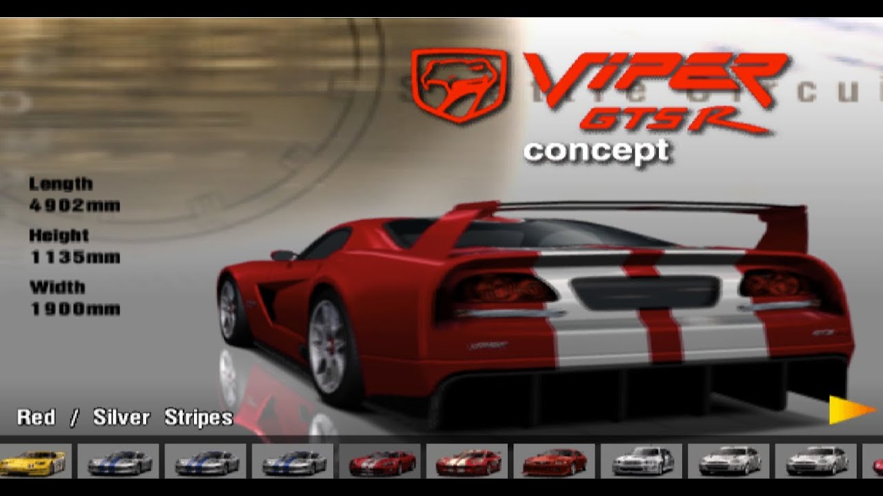 DODGE VIPER GTS R CONCEPT GRAN TURISMO 3 PCSX2 (ULTRA GRAPHICS SETTINGS ...