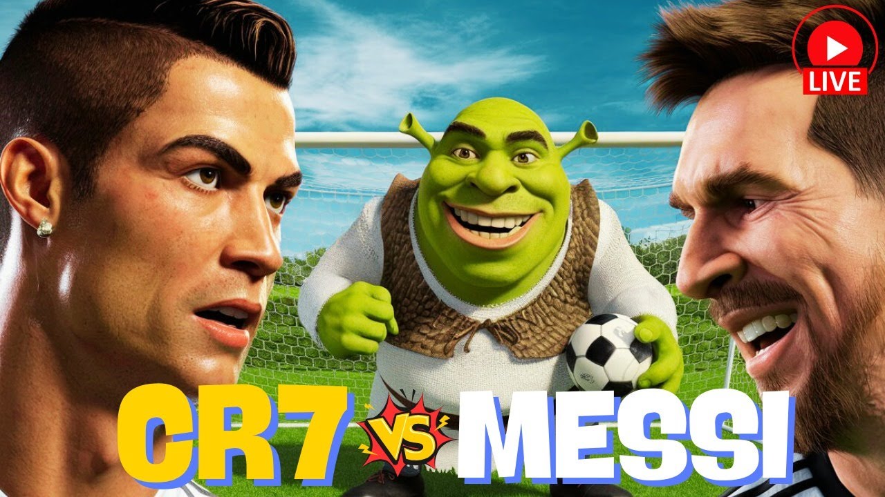 Cristiano Ronaldo and Messi vS SHREK Characters - BeamNG.drive #shorts ...