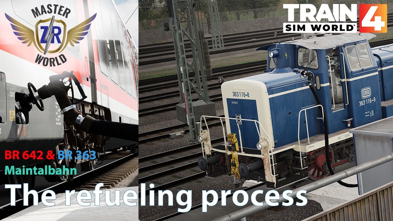 Filling Up - Maintalbahn - BR 363 & BR 642 - Train Sim World 4 - YouTube