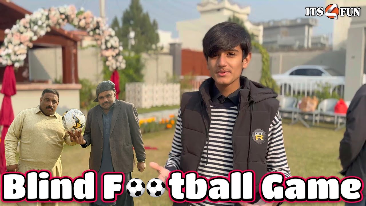 Blind Football Game | Challenge Game | Funny Game - YouTube