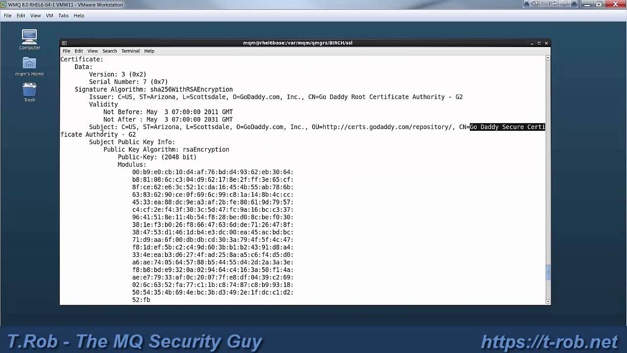 05 - Receive Certificate: MQ Cert Management - YouTube