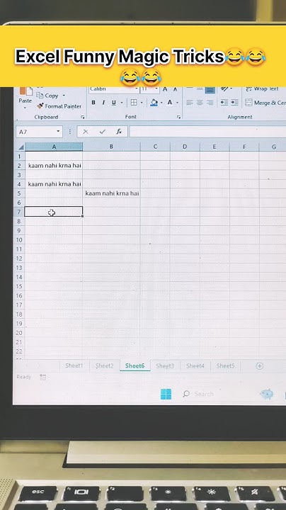 🔥Excel Funny Magic tricks #excel #exceltips #exceltutorial #shorts ...