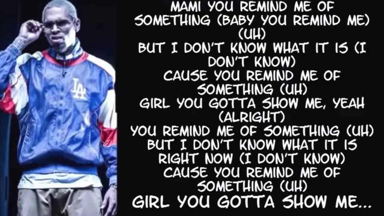 Chris Brown Show Me Lyrics
