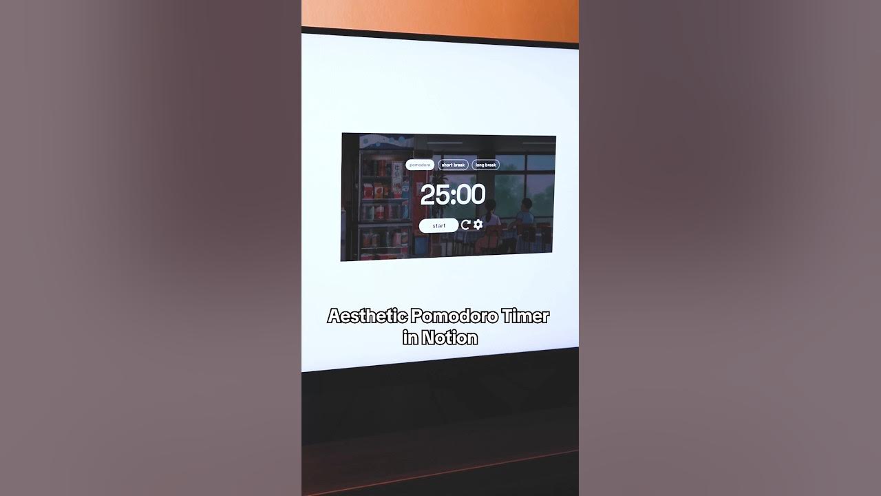 Aesthetic Pomodoro Timer In Notion Notion Notiontips Notionwidget Notiontutorial Notionapp