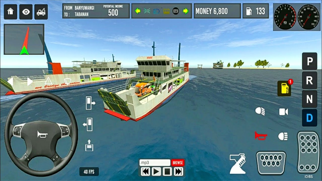 IDBS Bus Simulator Ferry Crossing - Ship Driving - IDBS Bus Game - Bus ...
