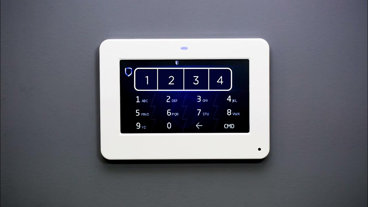 DMP Graphic Touchscreen Keypad Intro - Part 1 - YouTube