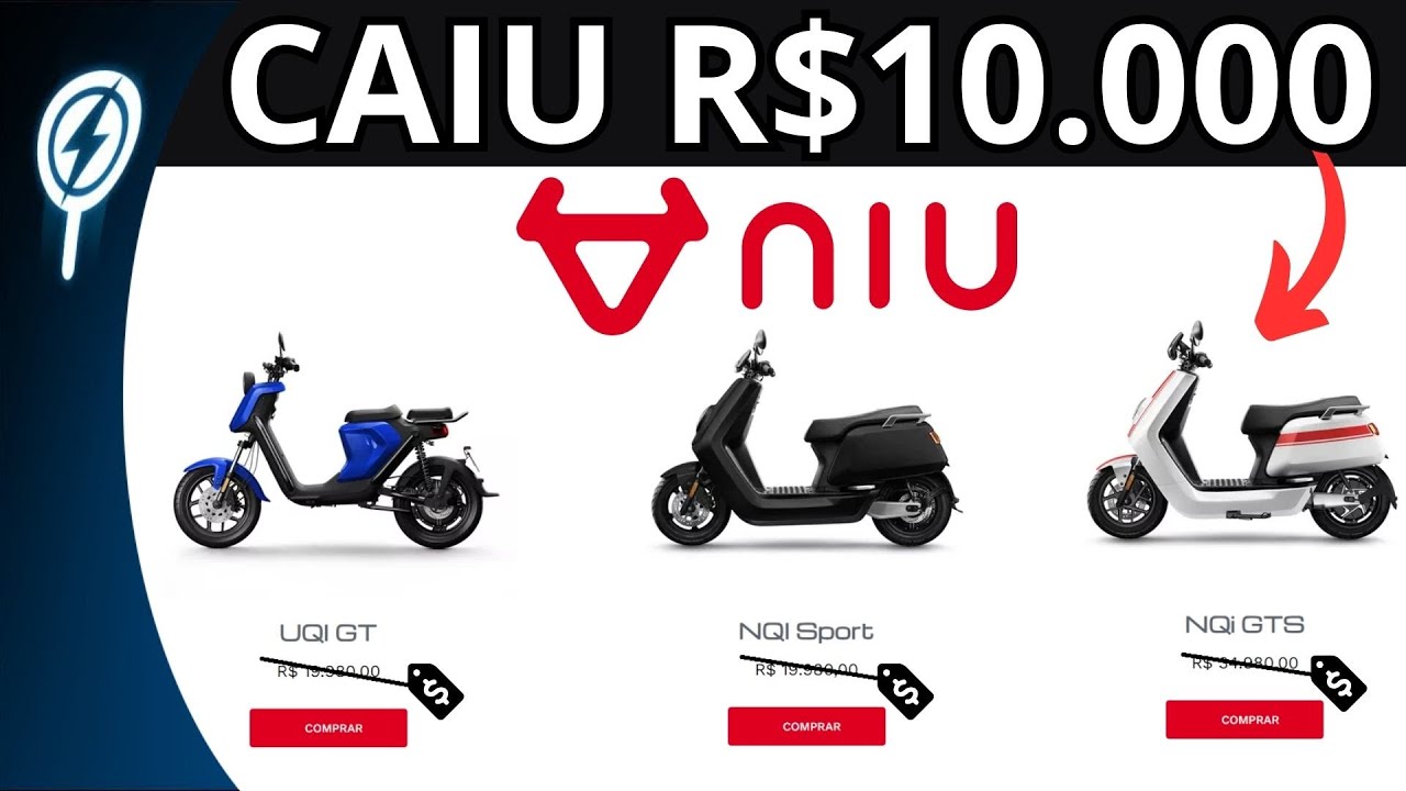 CORRE !!! MOTOS ELÉTRICAS DA NIU EM PROMOÇÃO POR TEMPO LIMITADO ...