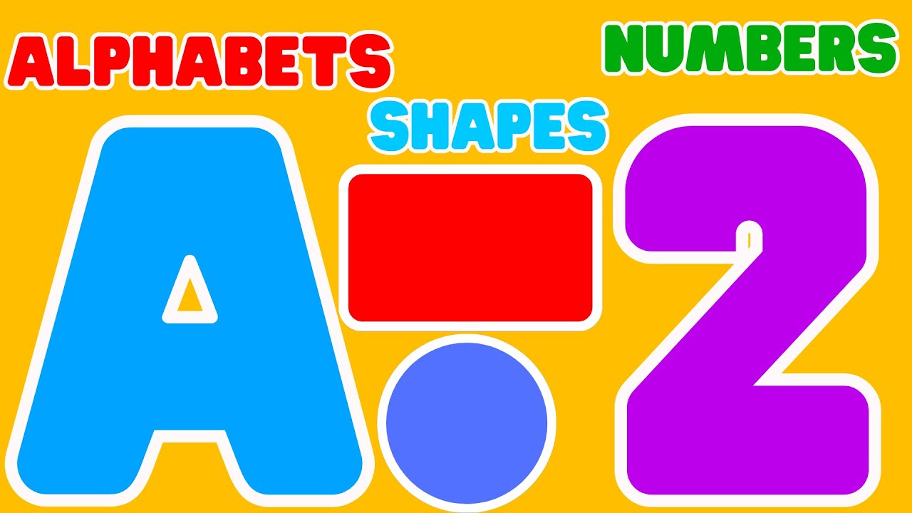 ABC Phonics Song, 123 & Shapes Learning Videos For Kids | Toddlers ...