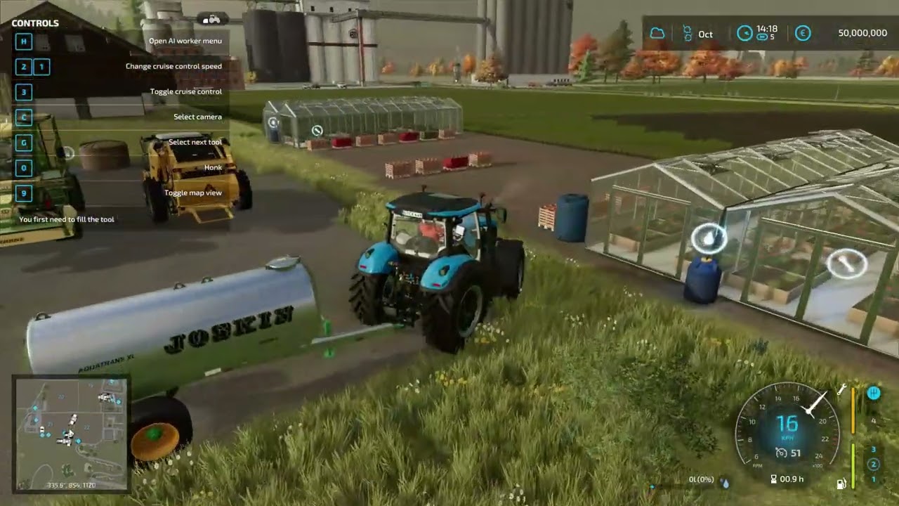 Farming Simulator 22 How to Supply Water Easily From Water Tank - Way ...