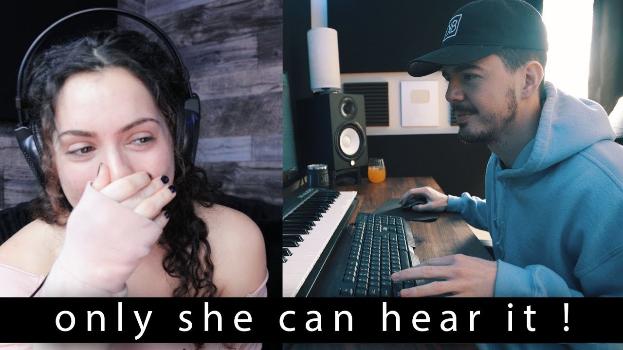 MAKING A BEAT BUT ONLY MY GIRLFRIEND CAN HEAR IT! - YouTube